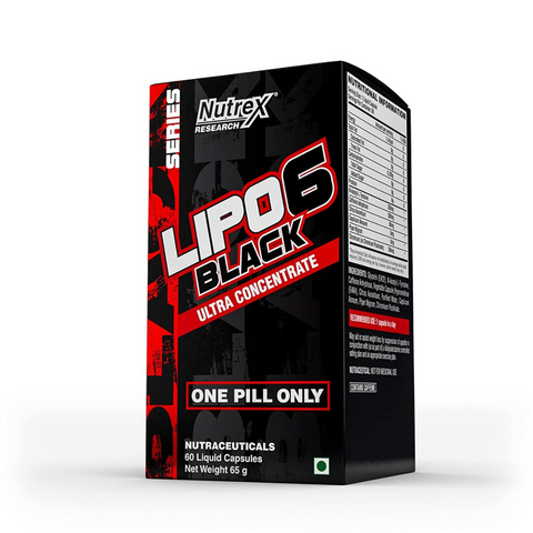 Nutrex Lipo 6 Black Ultra Concentrate 60 Capsules – Fitnessfusion